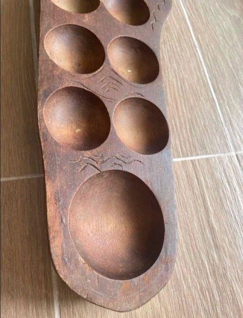 Wooden Sungka, Hobbies & Toys, Memorabilia & Collectibles, Vintage ...