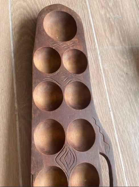 Wooden Sungka, Hobbies & Toys, Memorabilia & Collectibles, Vintage ...