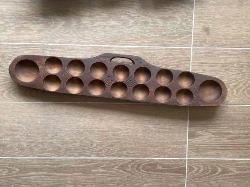 Wooden Sungka, Hobbies & Toys, Memorabilia & Collectibles, Vintage ...