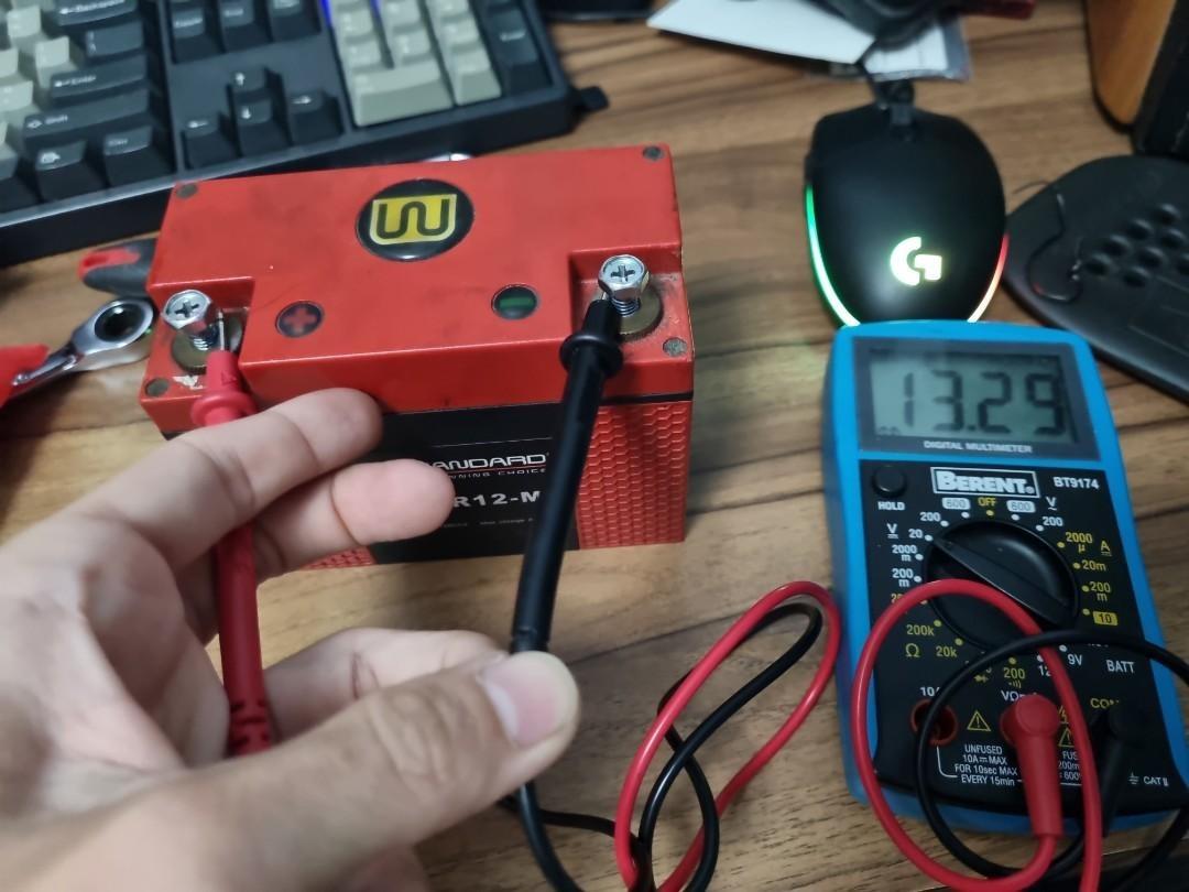 WStandard WEX2R12-MF Lithium Battery, Motorcycles, Motorcycle ...