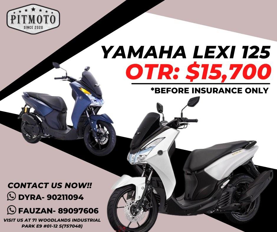 Yamaha Lexi 125, Motorcycles, Motorcycles for Sale, Class 2B on Carousell
