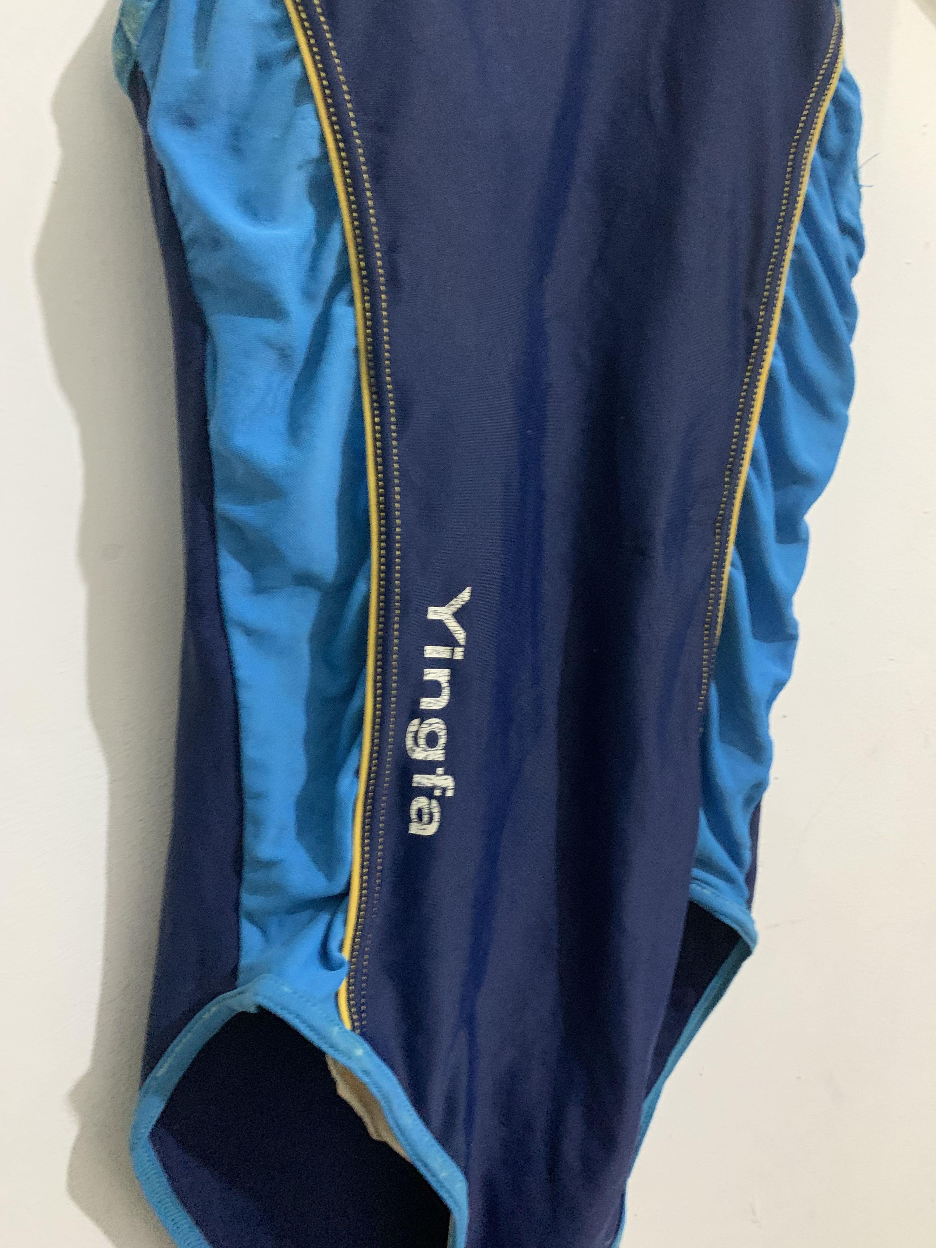 Yingfa swimsuit navy turtle neck, Olah Raga, Baju Olahraga di Carousell