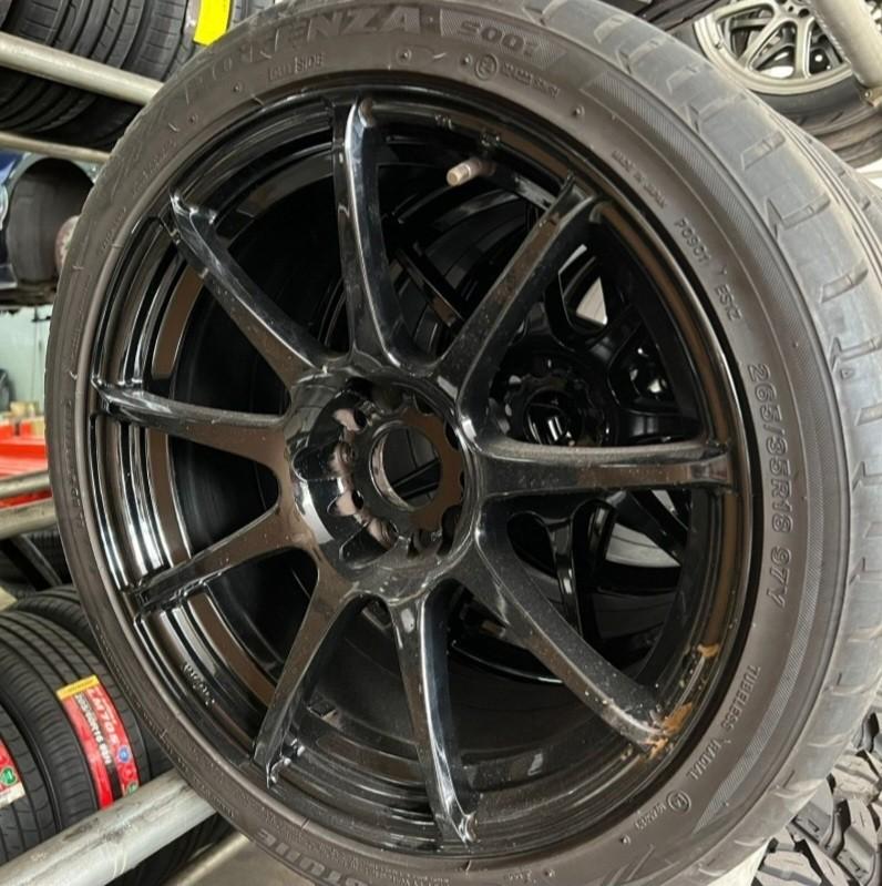 18" Original Wedssport Rims, Car Accessories, Tyres & Rims on Carousell