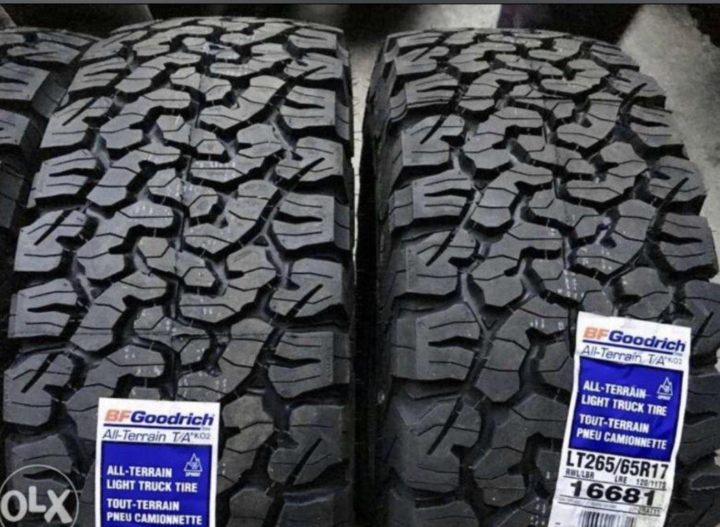 265-65-r17 BF Goodrich KO2 All terrain Brandnew tire, Car Parts ...