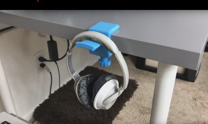 3D Printed Headphone Hanger/Stand, Computers & Tech, Parts ...