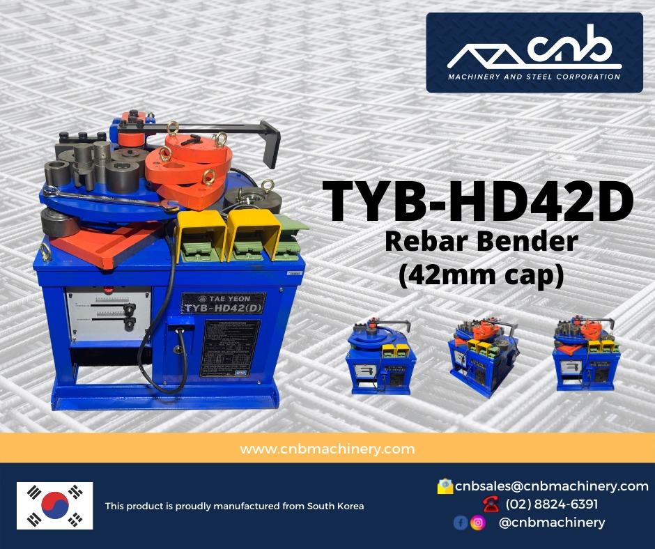 42mm Electric Bar Bender : TYB-HD42D, Commercial & Industrial ...