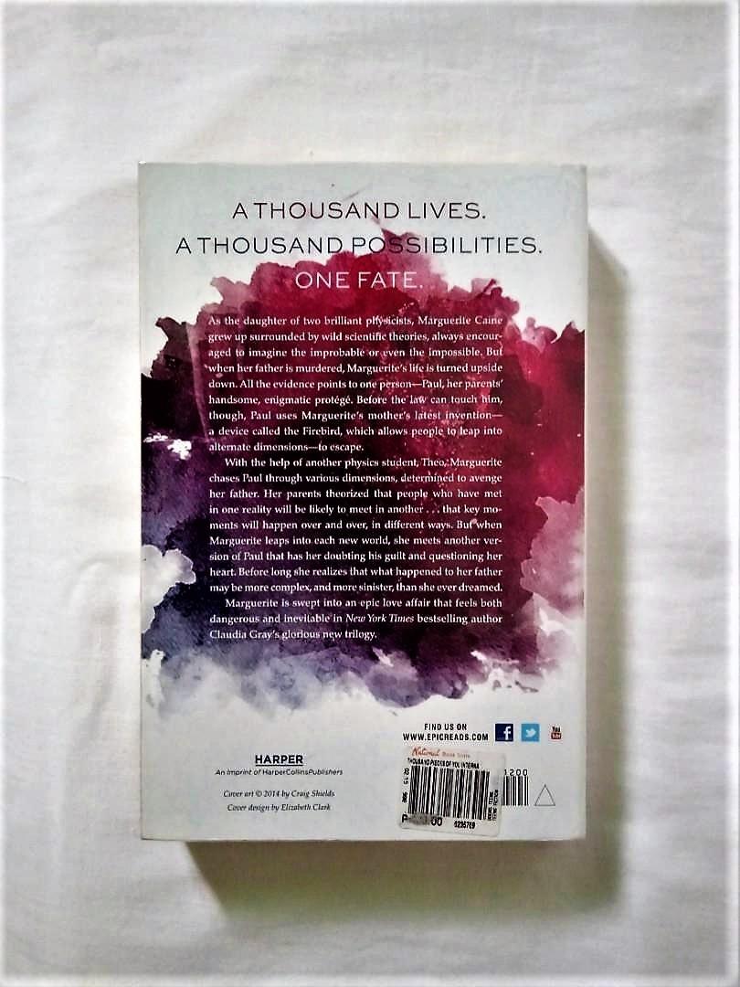 A Thousand Pieces of You (Firebird, #1) by Claudia Gray, Hobbies & Toys ...