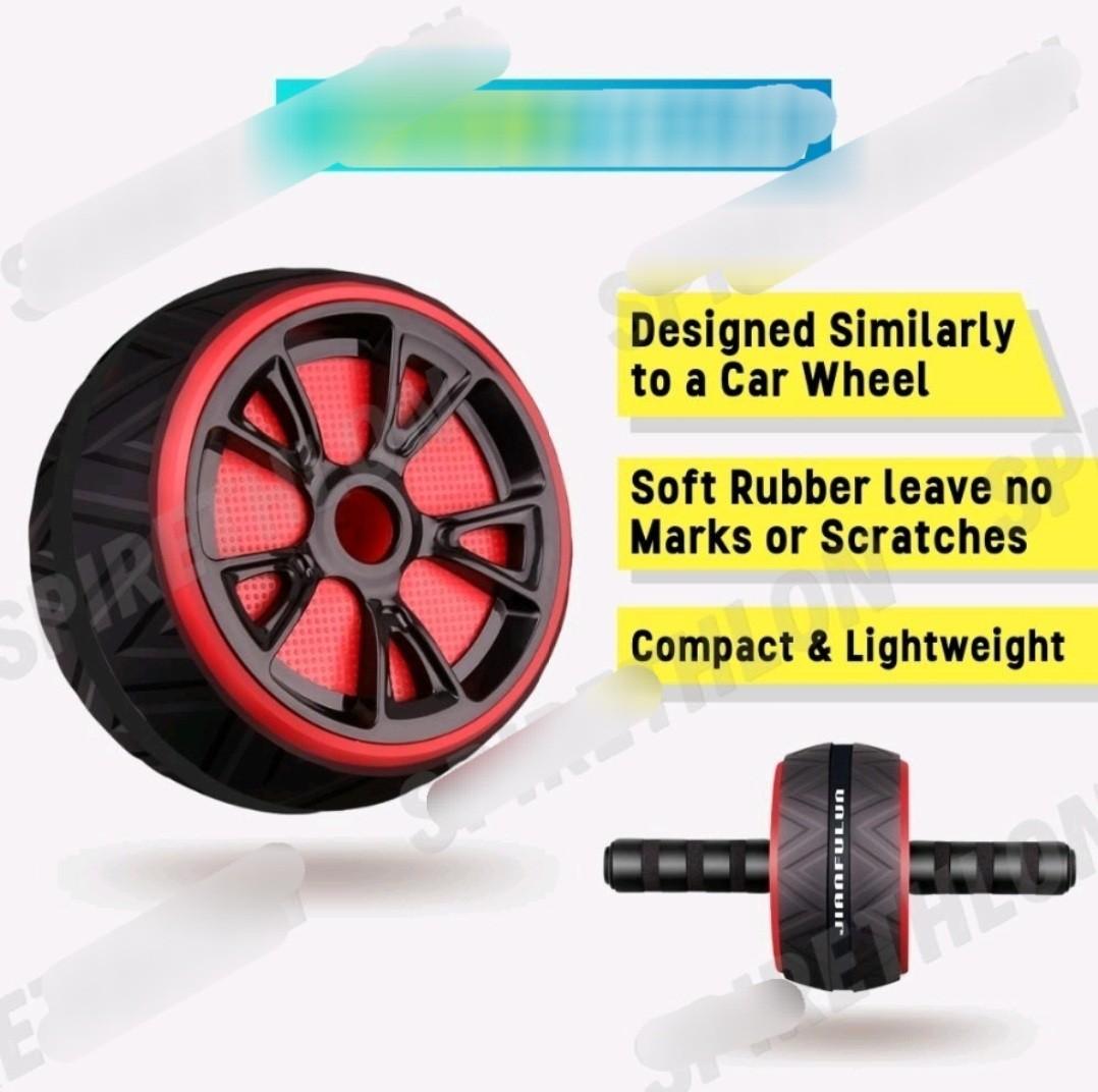 Abs Roller / Abs Wheel / Ab Exercise Roller, Sports Equipment, Bicycles & Parts, Parts ...