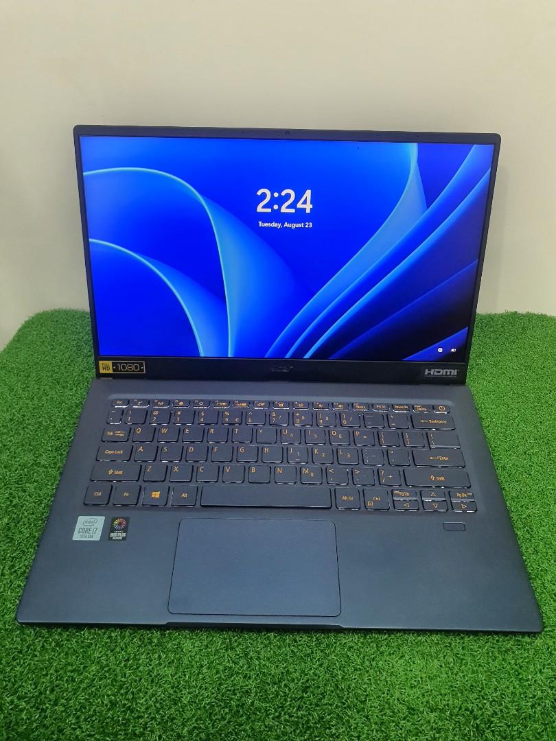 Acer Swift 13", i7-10th Gen, 16GB, 512GB SSD, IRIS PLUS Graphics, Touch ...