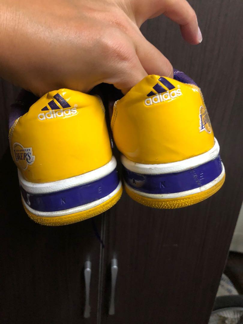 Adidas X NBA Los Angeles Lakers Basketball Sneakers, Men's Fashion ...