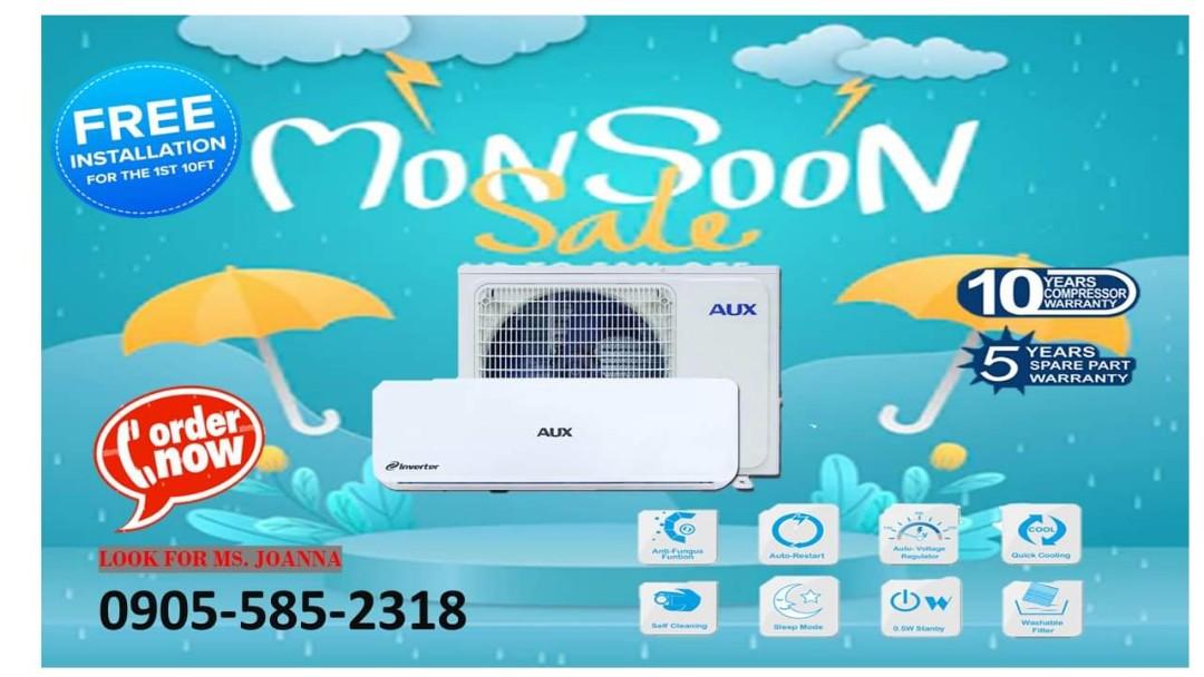 AIRCON SPLIT TYPE AUX F-SERIES INVERTER, TV & Home Appliances, Air ...