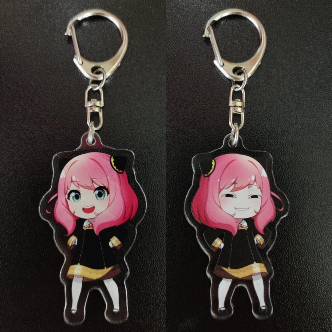 Anya Forger Fanart Spy X Family Anime Chibi Acrylic Keychain, Hobbies ...