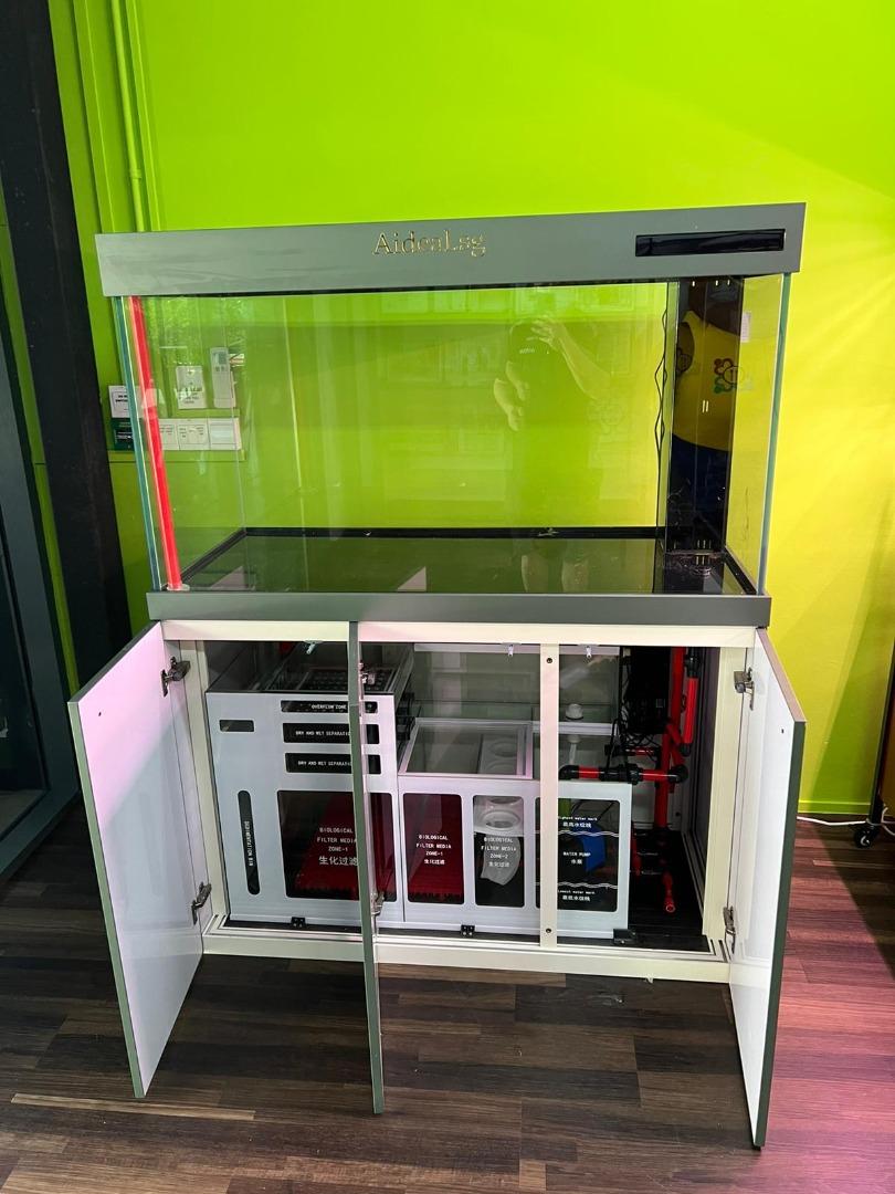 Arowana fish tank with panoramic view sump system/aquarium, Pet ...