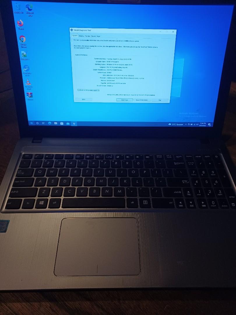 Asus i5 7th gen, Computers & Tech, Laptops & Notebooks on Carousell