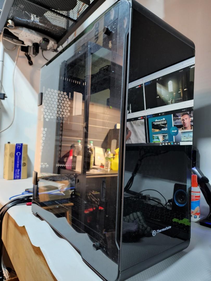 ATX Computer Casing with glass panels, Computers & Tech, Parts ...