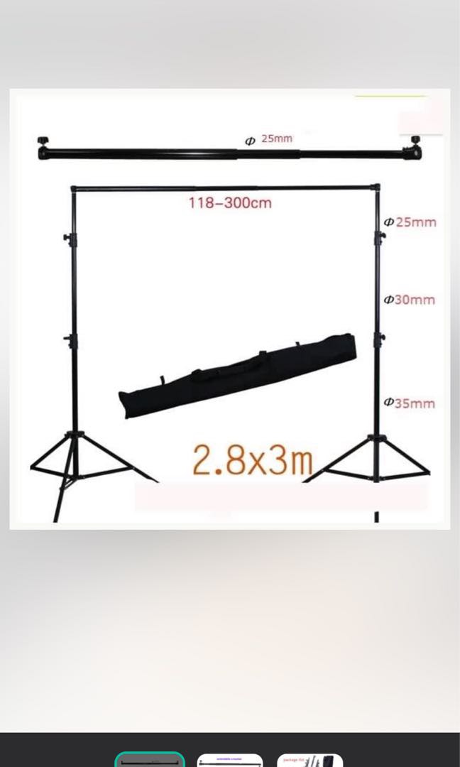 Backdrop Stand With Tripod Stand (read more), Photography, Photography ...