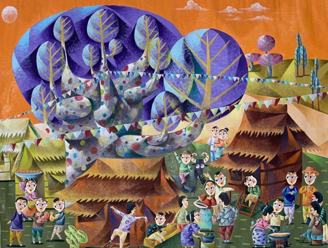 Baryo Fiesta, Hobbies & Toys, Stationary & Craft, Art & Prints on Carousell