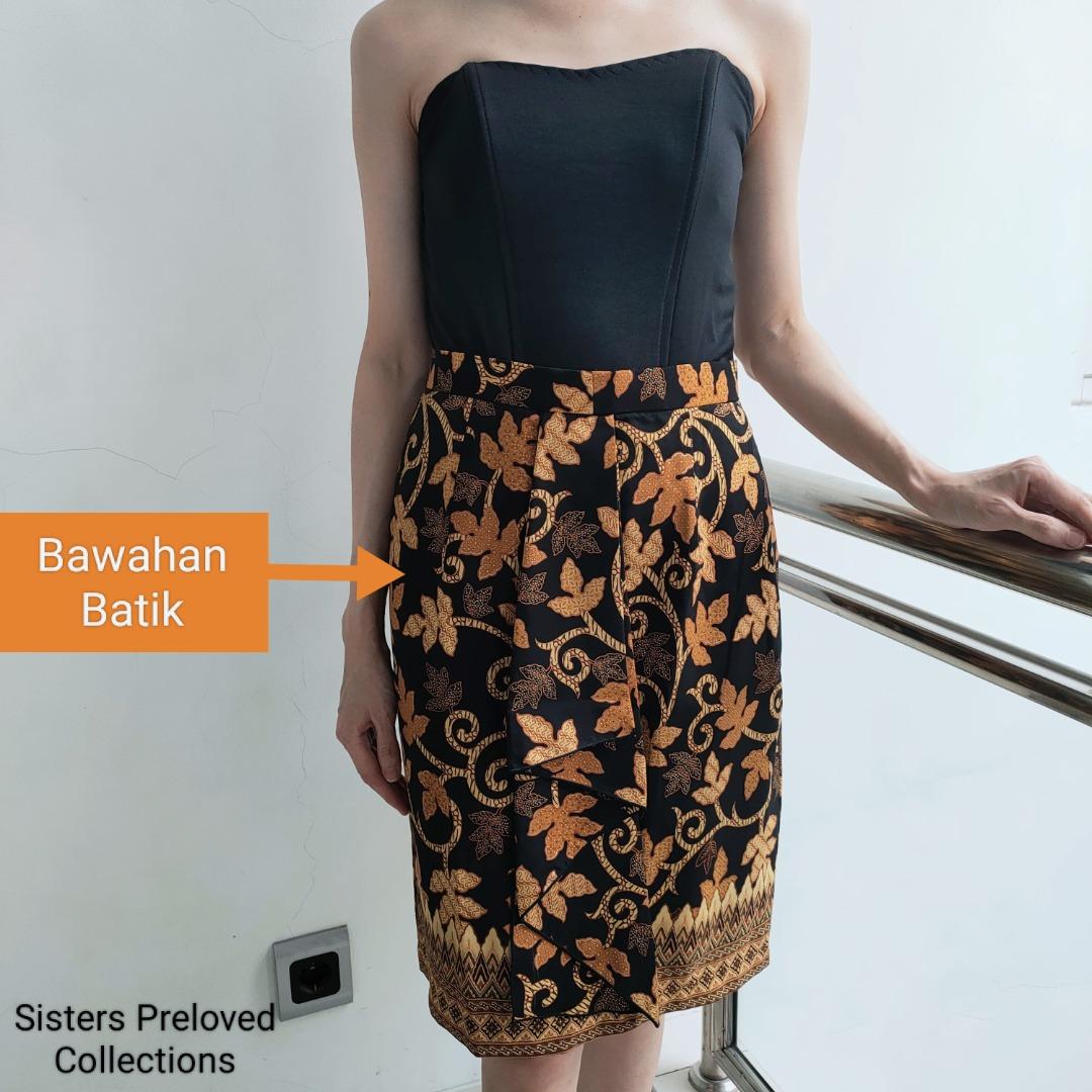 Bawahan Sepan Batik / Skirt Batik / Bawahan Kerja Batik, Fesyen Wanita, Pakaian Wanita, Bawahan ...