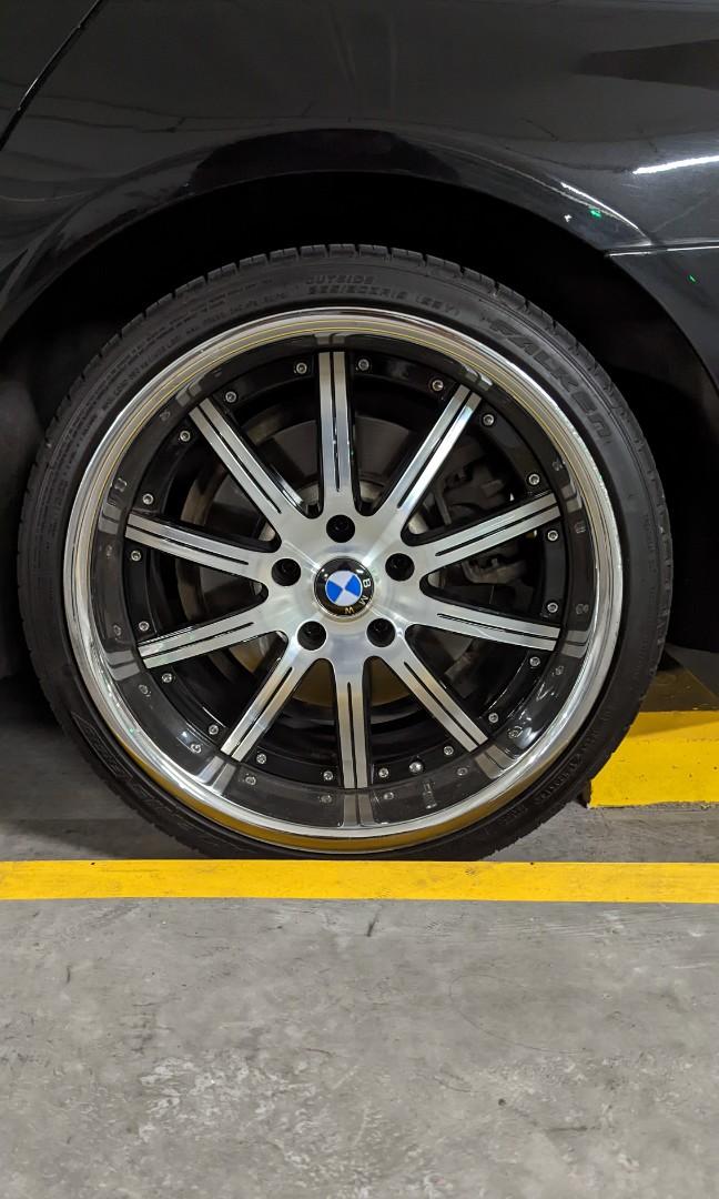 BMW 19 inch Kyowa Racing Rims Chrome 5x120 Deep Dish F10, Car ...