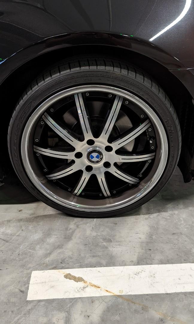 BMW 19 inch Kyowa Racing Rims Chrome 5x120 Deep Dish F10, Car ...