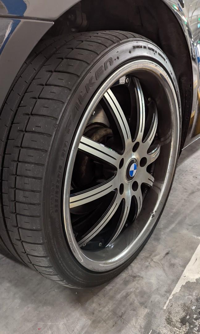 BMW 19 inch Kyowa Racing Rims Chrome 5x120 Deep Dish F10, Car ...