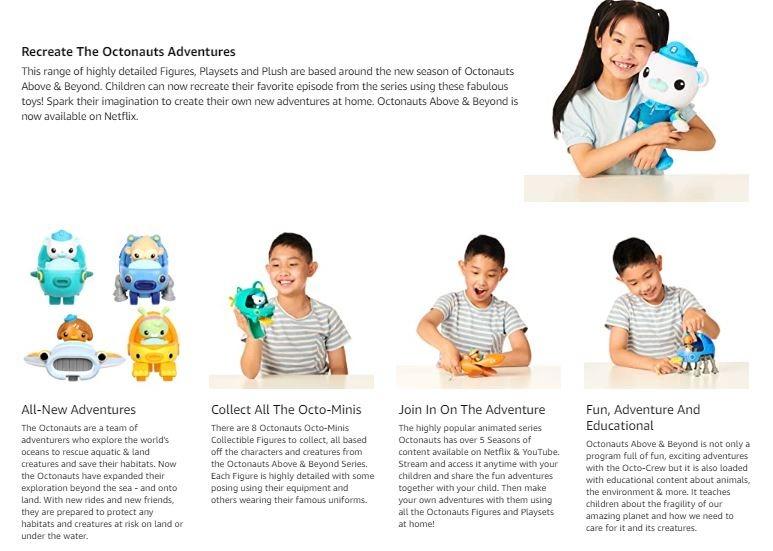 BNIB: Authentic Octonauts S1 Figure & Vehicle Dashi Terra Gup 1 ...