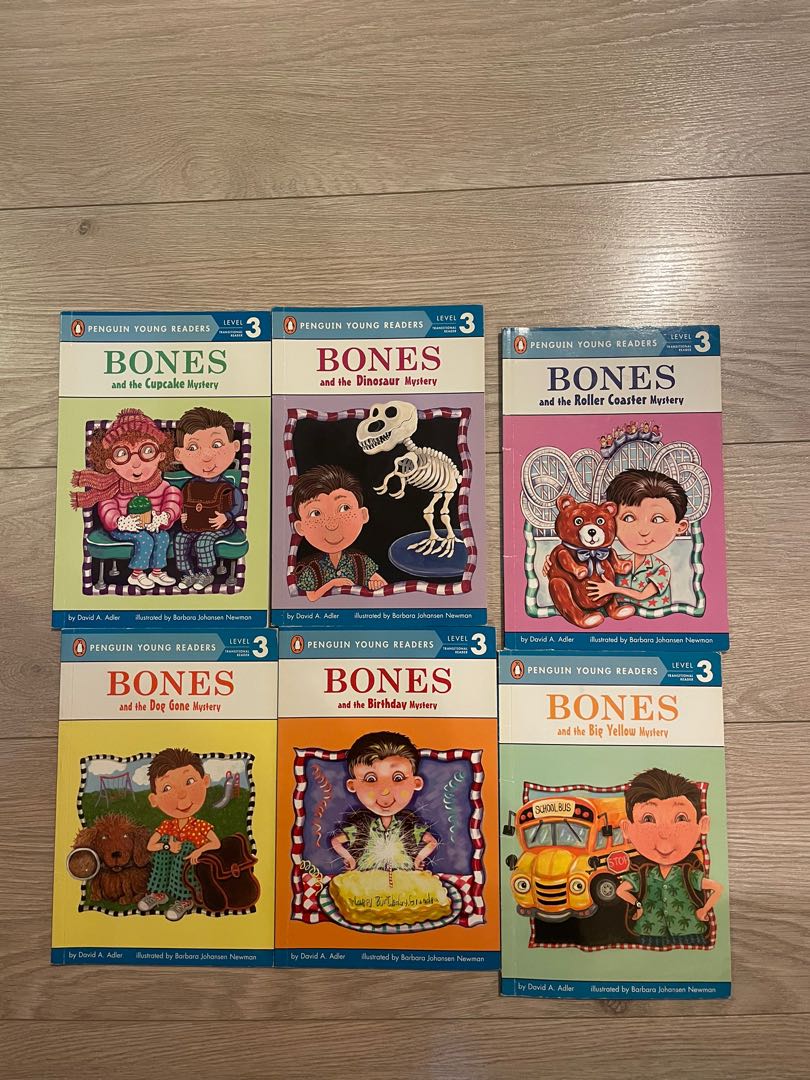 Bones series x 6 - penguin young reader level 3, 興趣及遊戲, 書本 & 文具, 小朋友書 ...