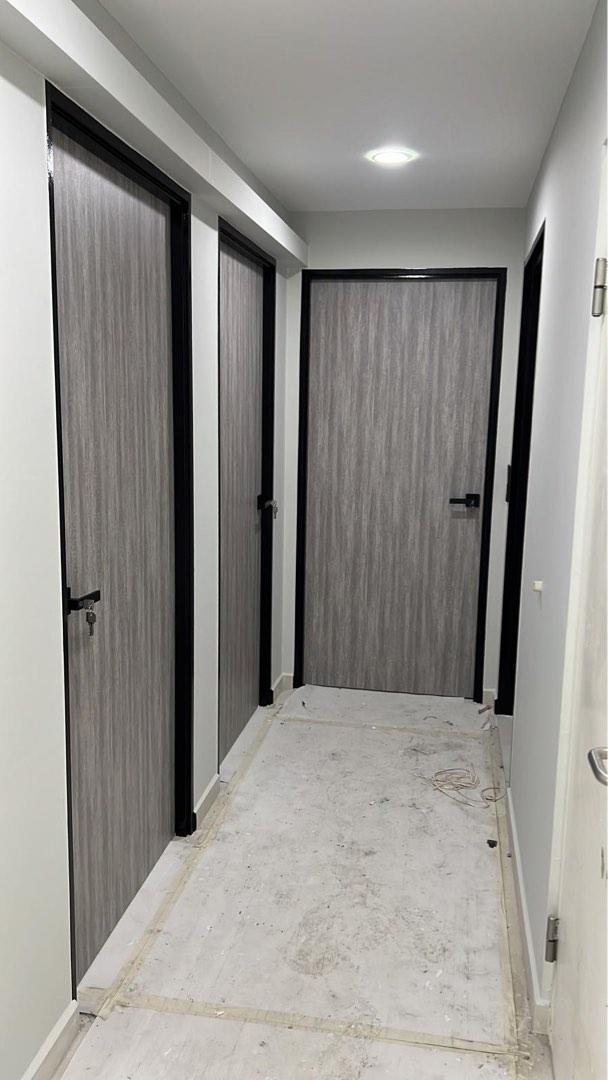 Brand new HDB a bedroom door , main door , fire rated door , condo door ...
