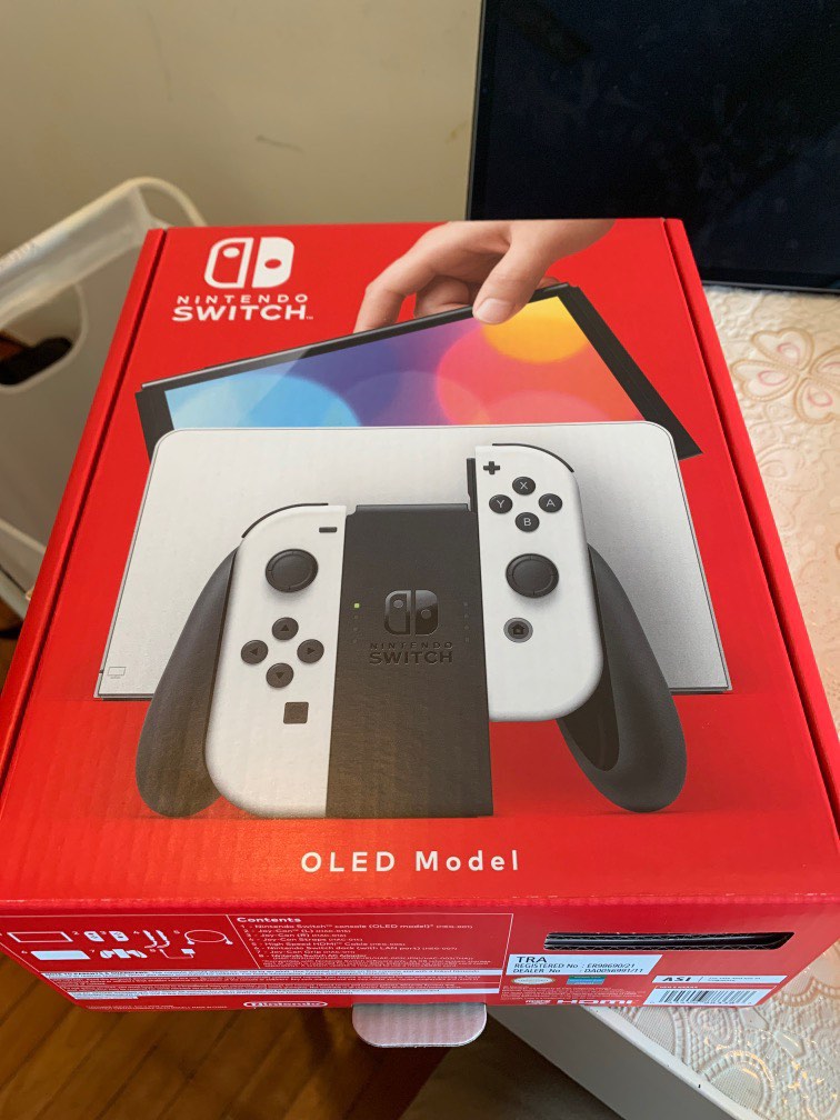 Brand new Nintendo OLED white, Video Gaming, Video Game Consoles ...