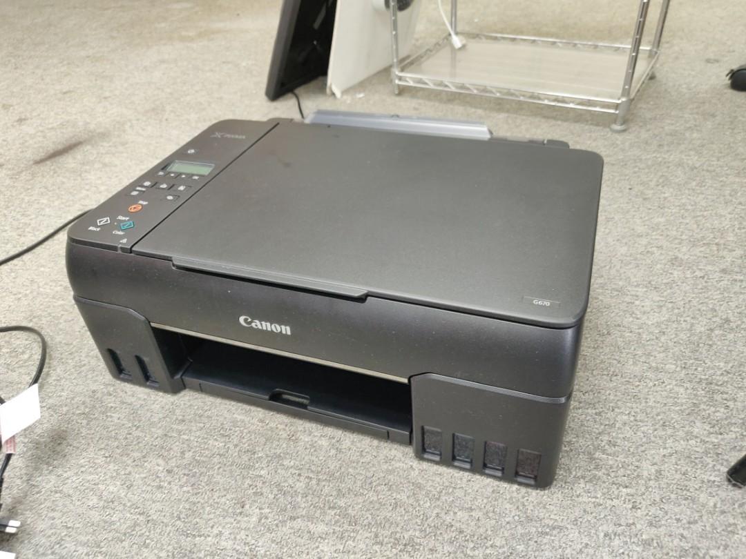CANON 佳能 PIXMA G670 六色加墨式多合一相片打印機, 電腦＆科技, 打印機及影印機 - Carousell