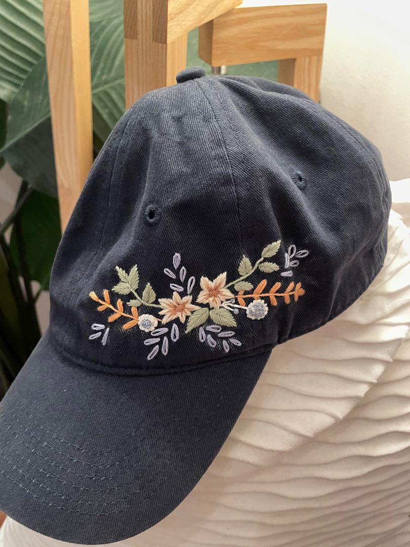 Cap embroidery (cap included), Men's Fashion, Watches & Accessories ...