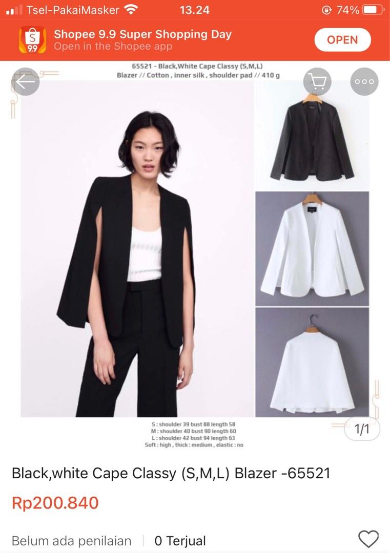 Cape Blazer Bisa Buat Ngantor, Fesyen Wanita, Pakaian Wanita, Baju ...