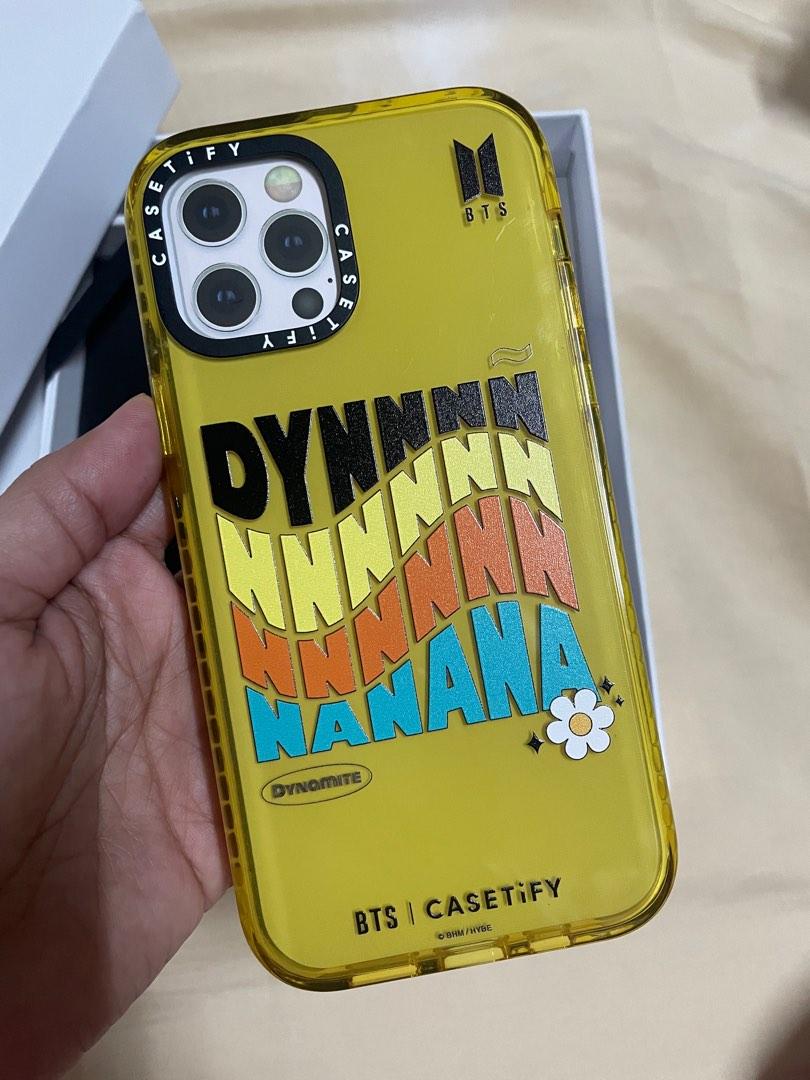 Casetify bts Dynamite case 12pro Sheer yellow, Mobile Phones & Gadgets, Mobile & Gadget ...