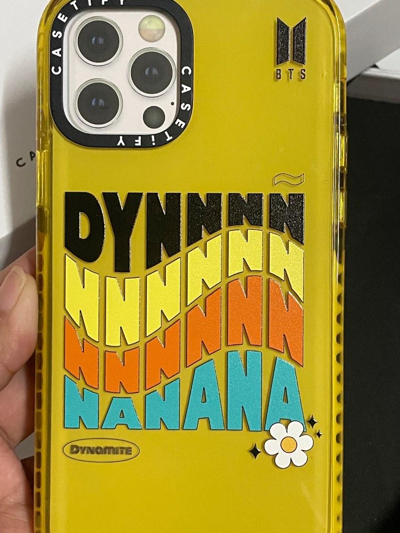 Casetify bts Dynamite case 12pro Sheer yellow, Mobile Phones & Gadgets ...