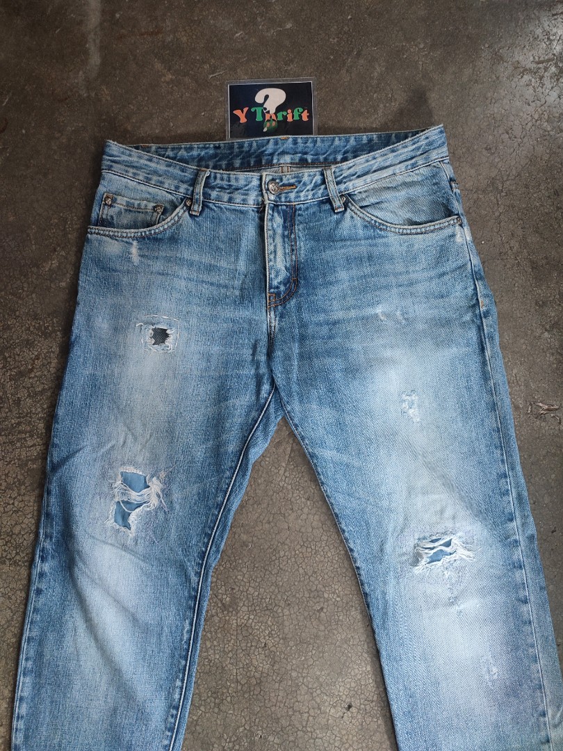 Chrome Hearts Denim Pants, Men's Fashion, Bottoms, Jeans on Carousell