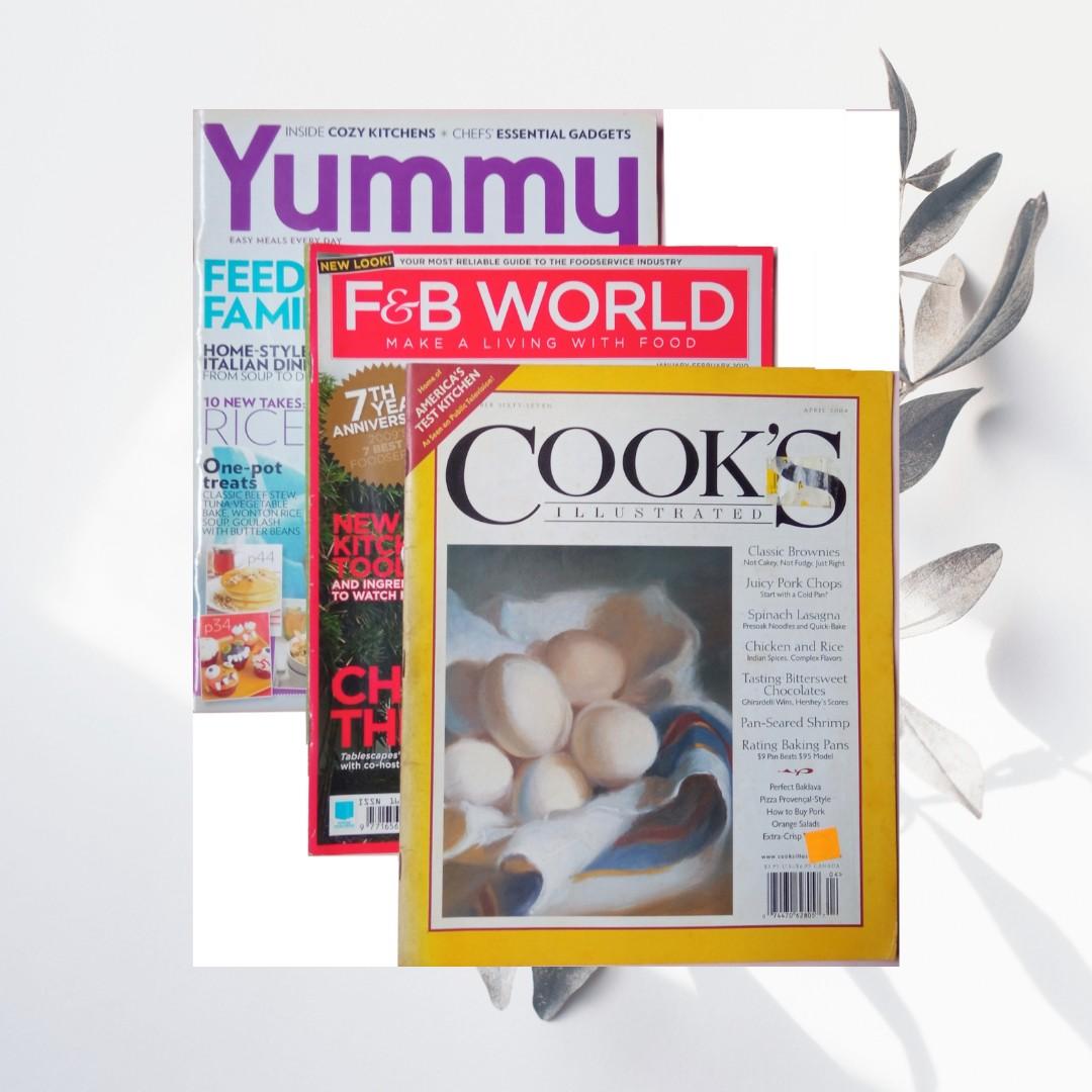 Cook's Illustrated, Yummy and F&B World Magazines, Hobbies & Toys ...