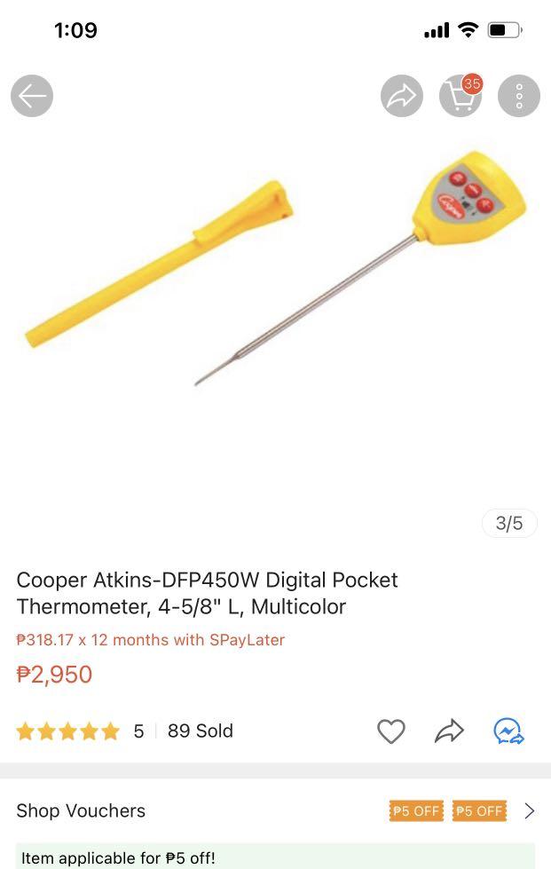 Cooper Atkins Thermometer, Health & Nutrition, Thermometers on Carousell