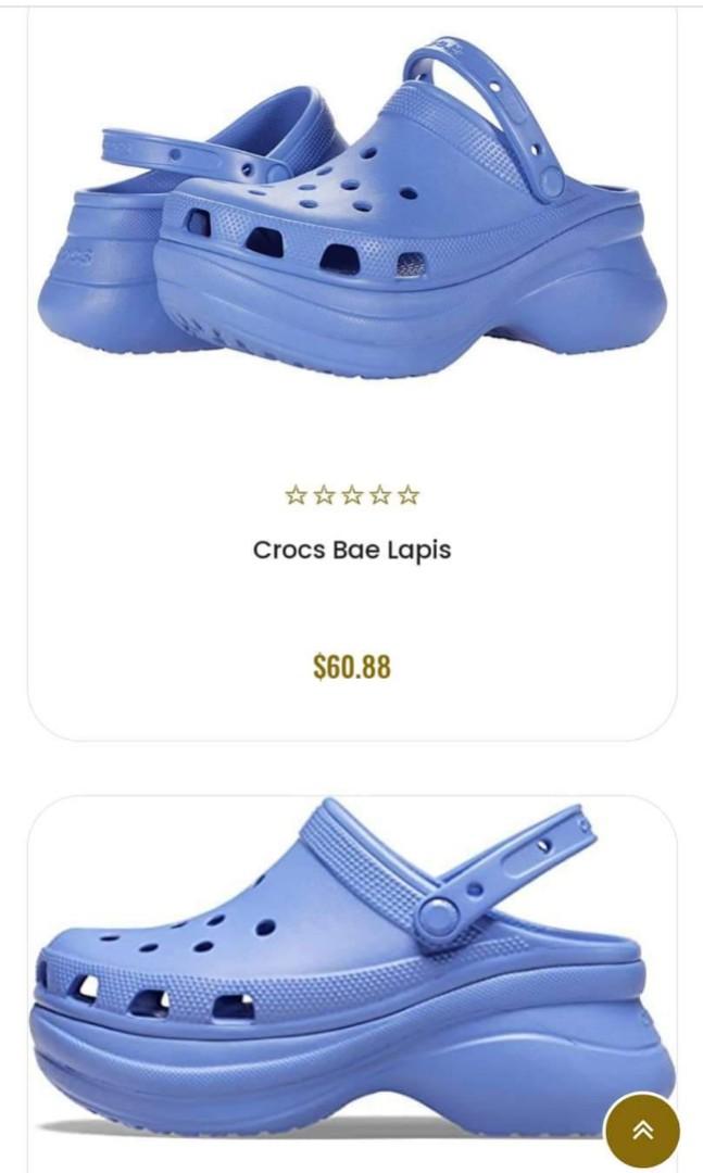 Crocs bae lapis W5 original, Women's Fashion, Footwear, Heels on Carousell