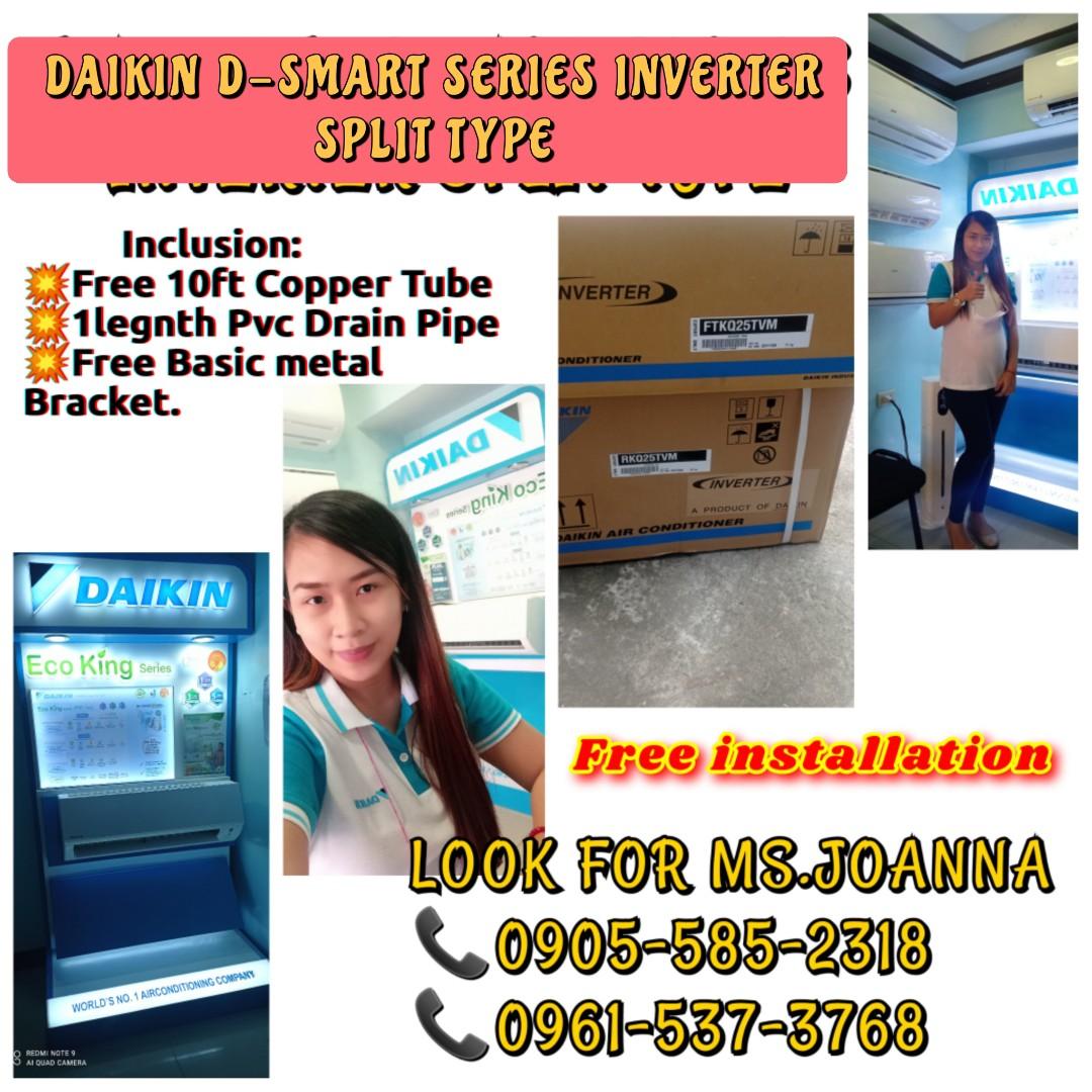 Daikin series Inverter Brand new, TV & Home Appliances, Air ...