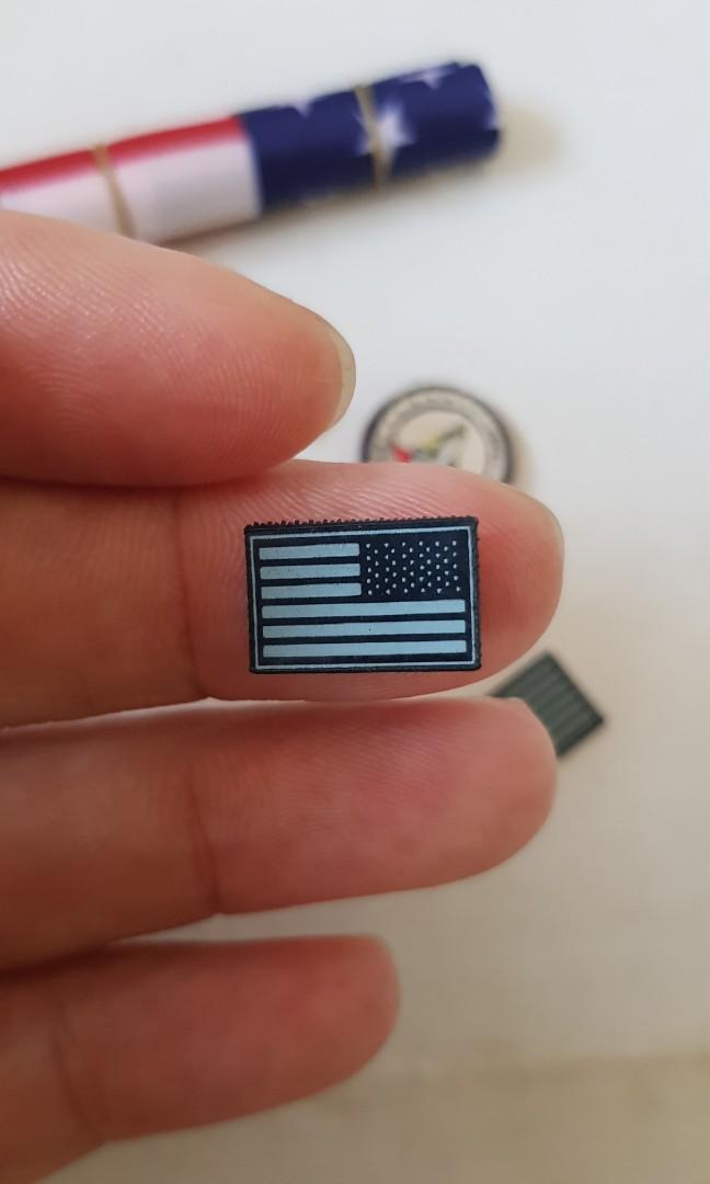 Damtoys 1/6 scale CAG SFOD-D Velcro Patches and US flag, Hobbies & Toys ...