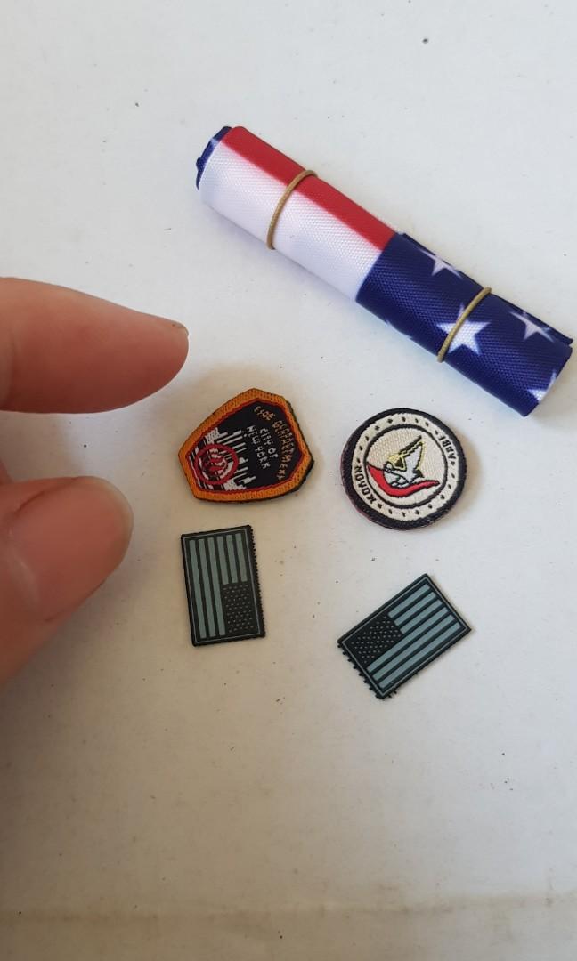 Damtoys 1/6 scale CAG SFOD-D Velcro Patches and US flag, Hobbies & Toys ...