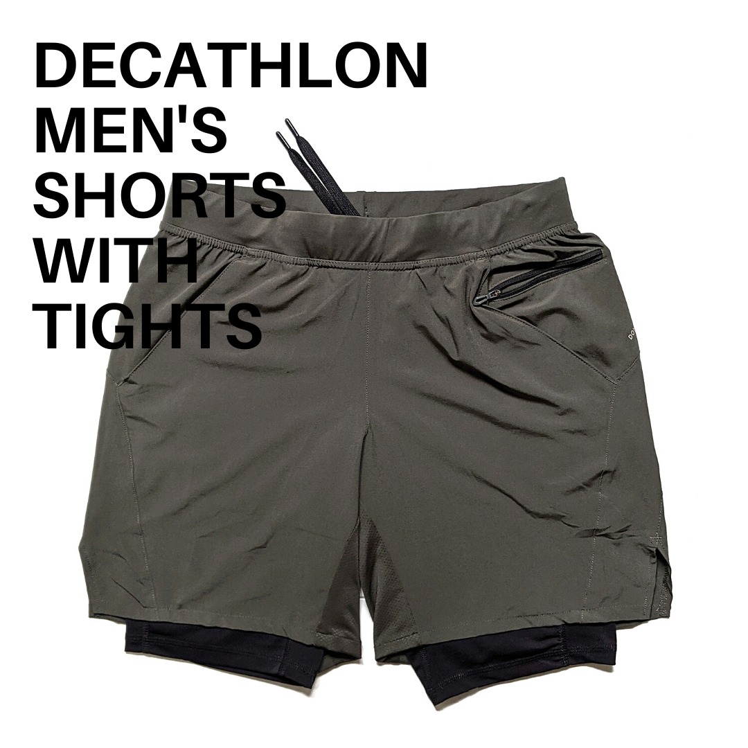 Decathlon DOMYOS Men's Exercise/Running Shorts with Tights!, Men's ...