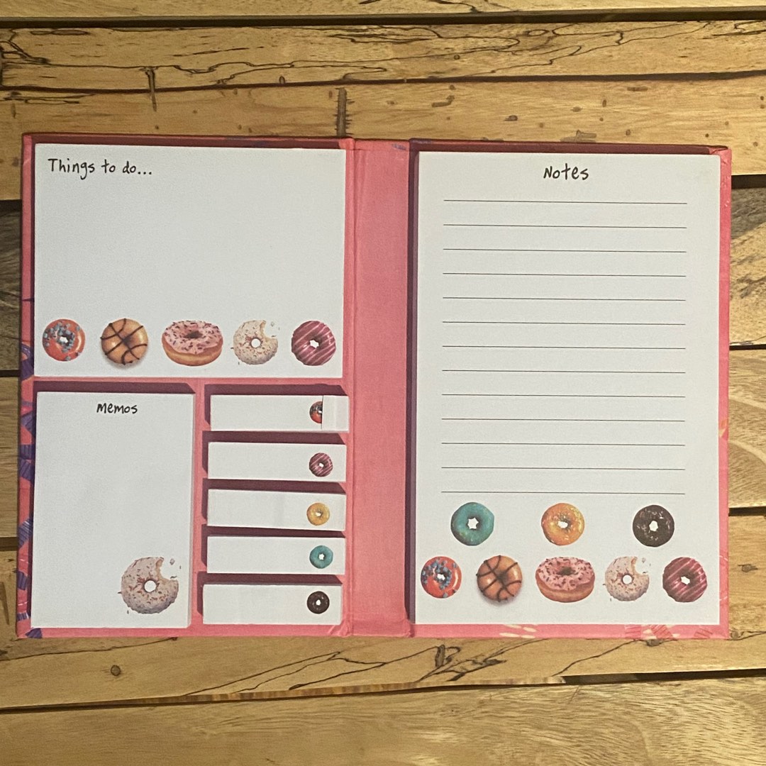 [DECLUTTERING SALE] Donut Sticky Notes Set, Hobbies & Toys, Stationary ...