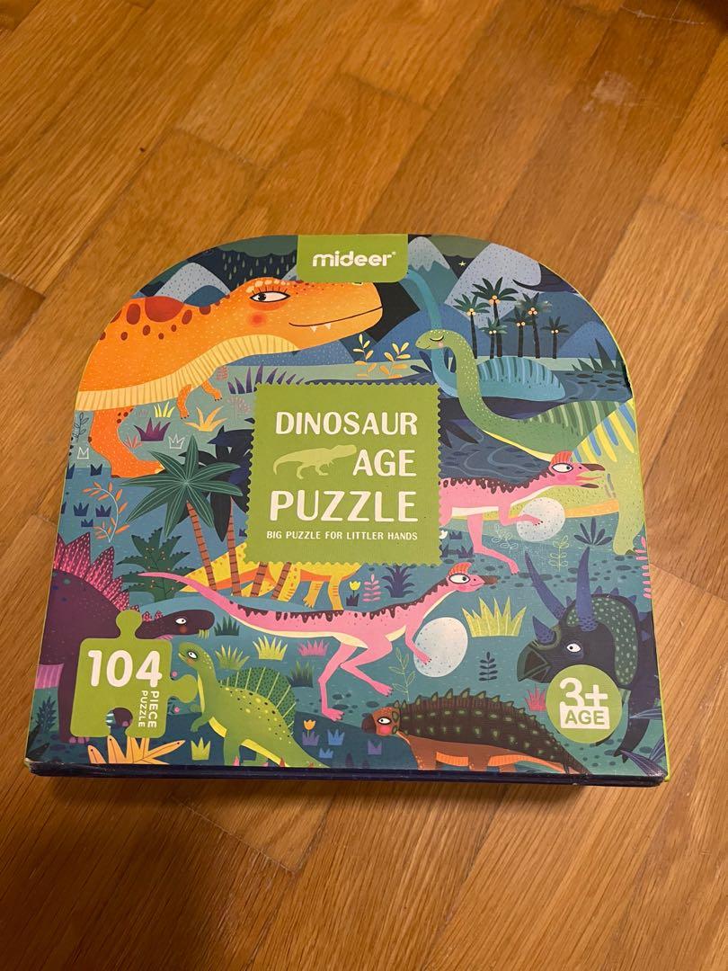 Dinosaur Age Puzzle 104 pieces, Hobbies & Toys, Toys & Games on Carousell