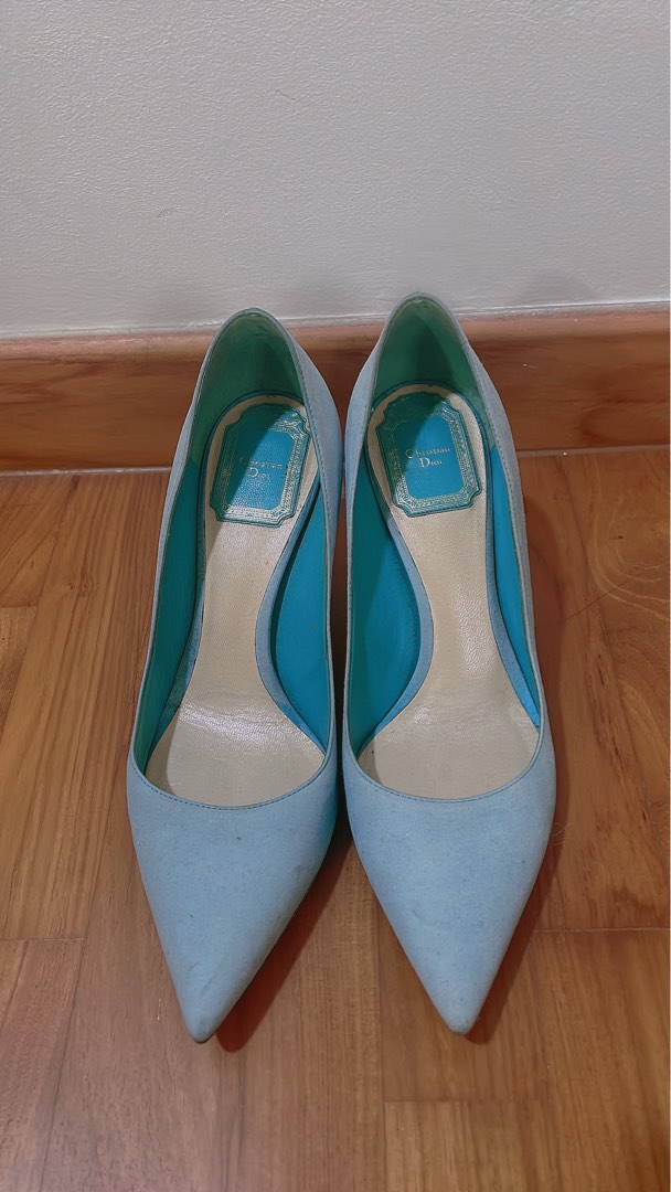 Dior baby blue high heel, Women's Fashion, Footwear, Heels on Carousell