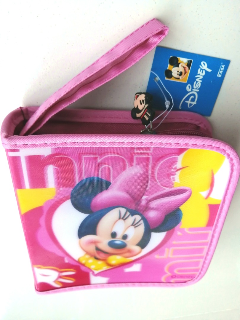 Disney's Minnie Mouse CD Case Folder + Micky Writing Pad, Hobbies ...