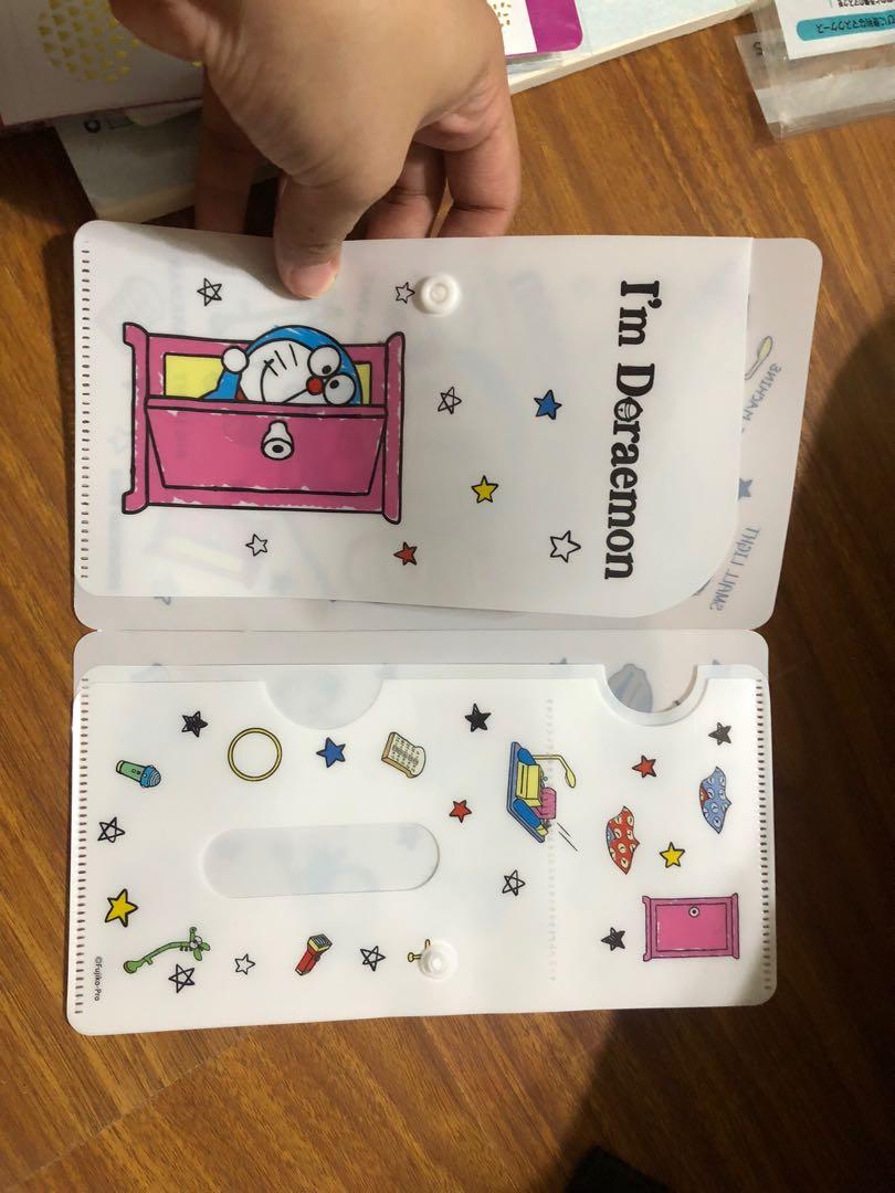 Doraemon Small folder can be used as mask and tissue holder, Women's ...