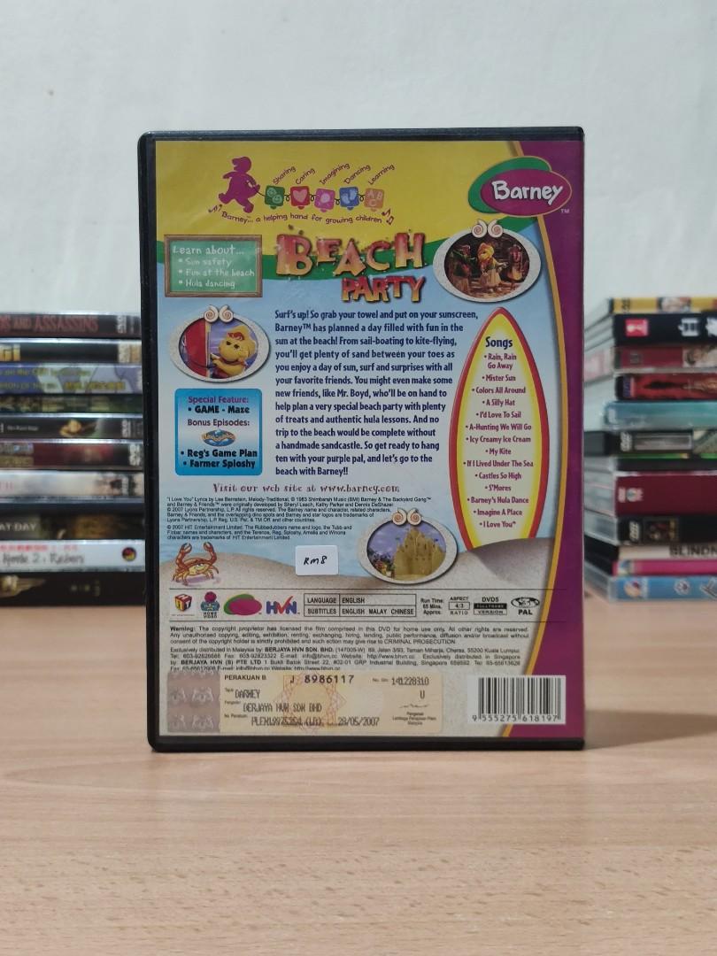 (DVD) Barney Beach Party, Hobbies & Toys, Music & Media, CDs & DVDs on ...
