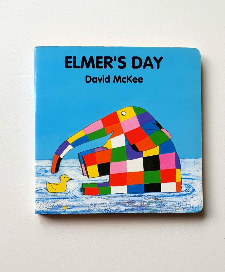 Elmer's Day Board book, Hobbies & Toys, Books & Magazines, Children's ...