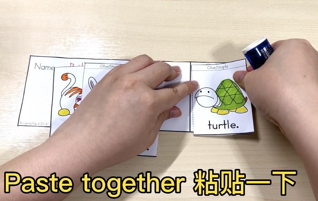 English Sight Words Flip book Worksheet for children preschoolers N,K1 ...